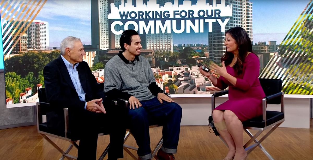 JIT Participant and Coach Make Waves on CBS8 - Just in Time For Foster Youth